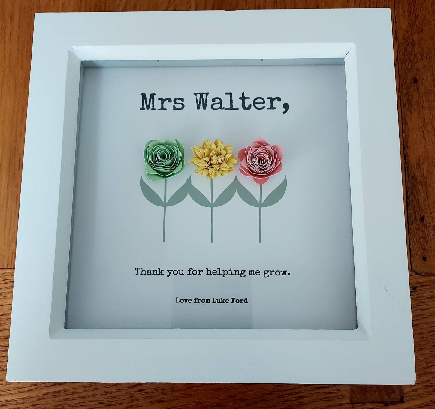 Teacher Thank You Frame