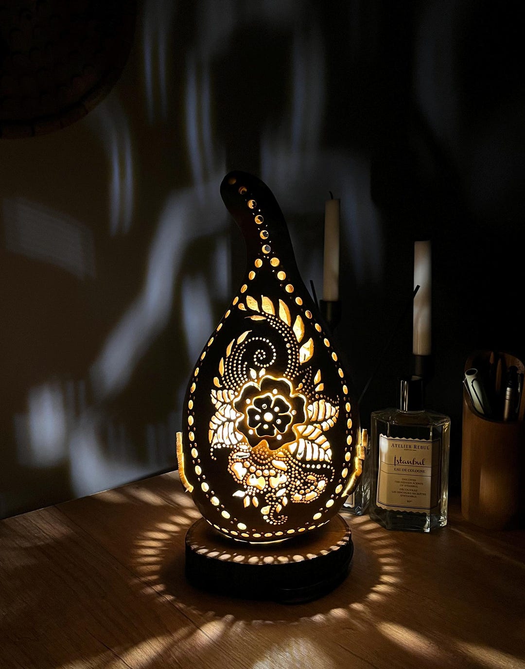 Yoga Light , Lotus , Gourd Desk Lamp , Gourd Lamp , Lamp Shade ...