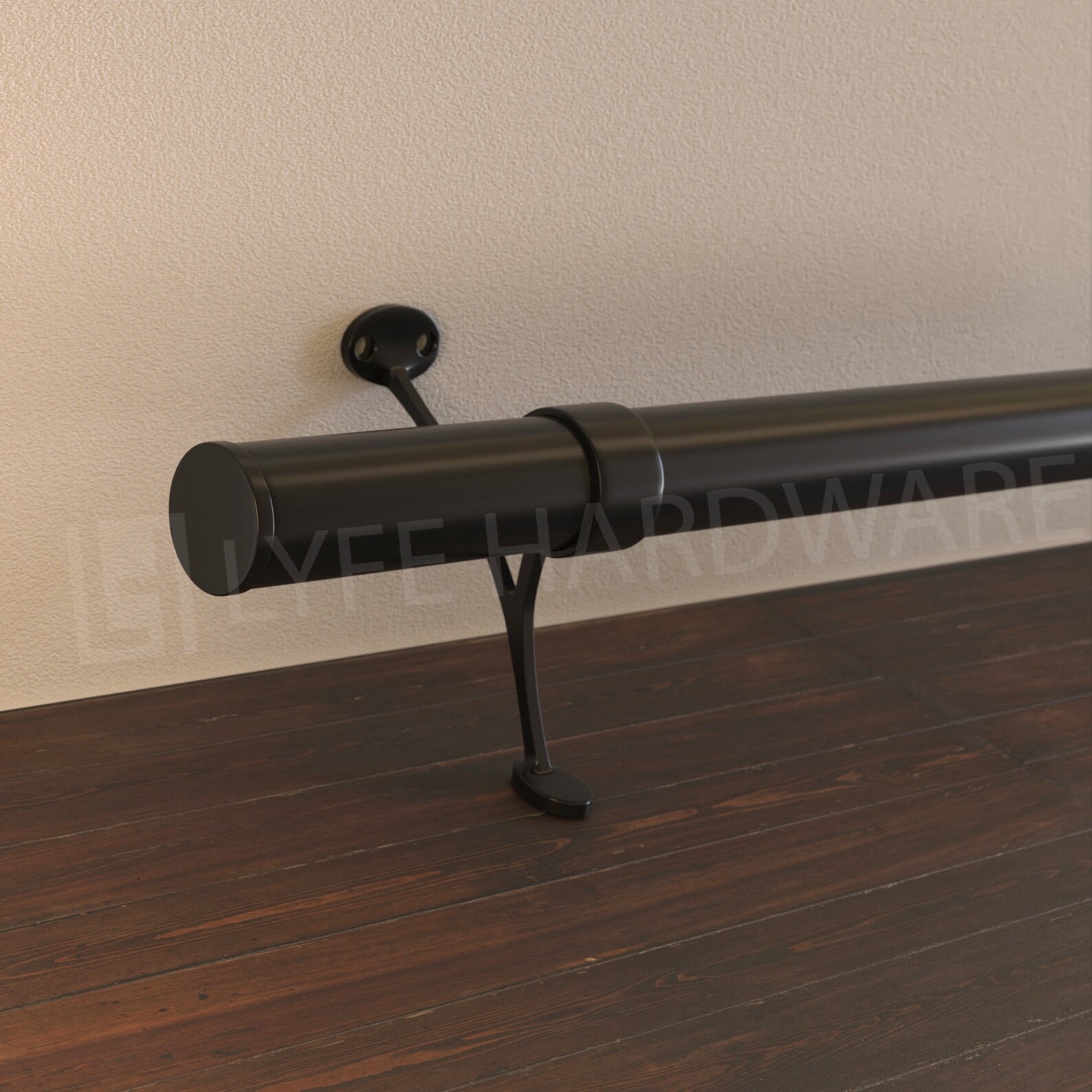 Custom Matte Black Bar Foot Rail Kit High Quality Metal Bar - Etsy