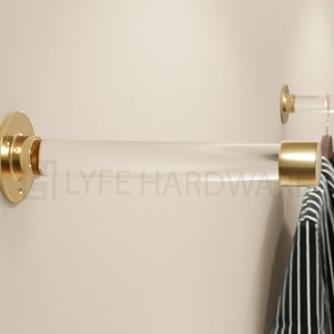 Acrylic Lucite Projection Hook | Valet or Wall Hook | Closet Organizer ...
