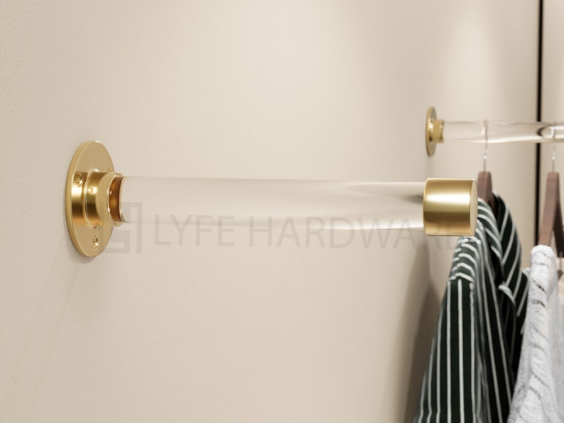 Acrylic Lucite Projection Hook | Valet or Wall Hook | Closet Organizer ...