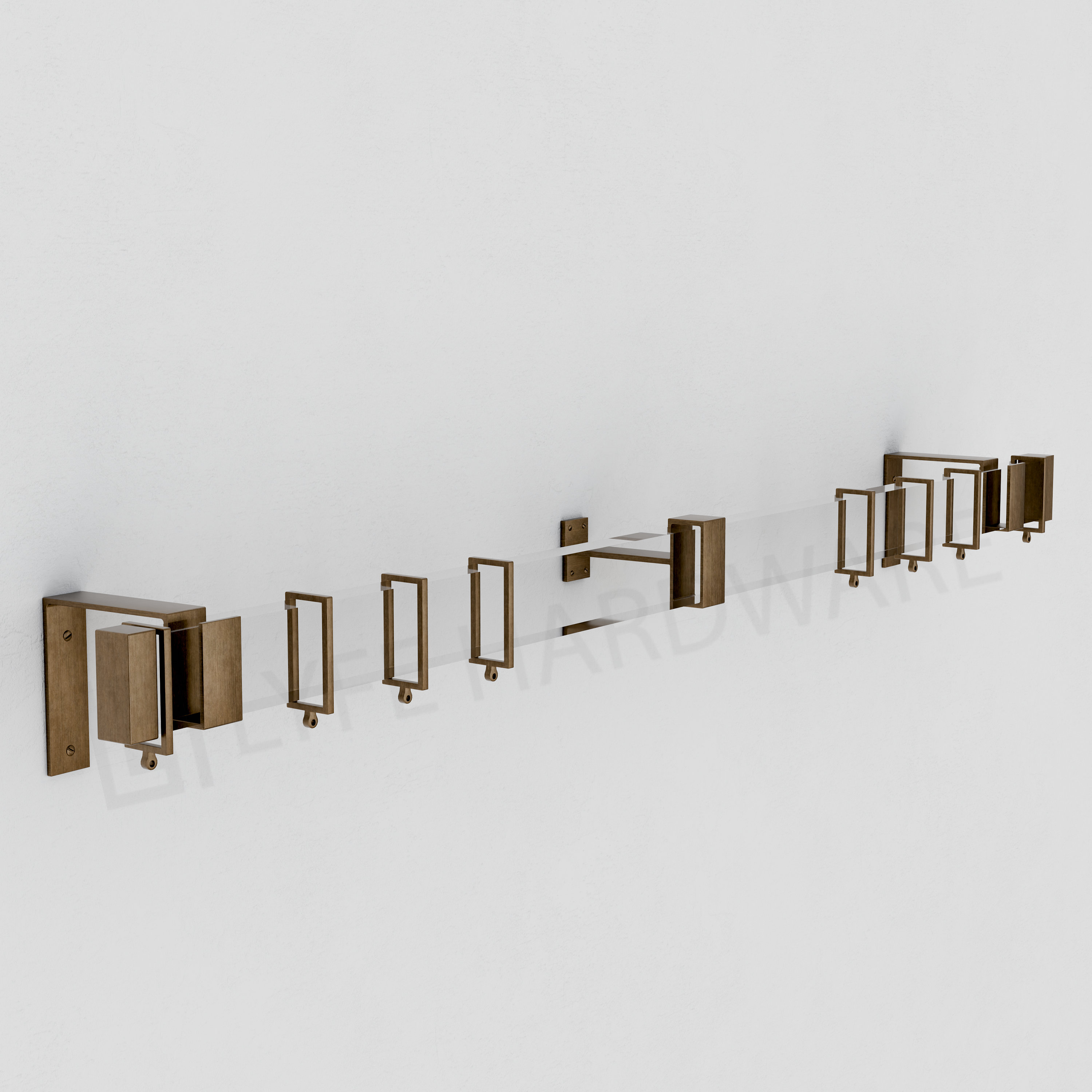 Custom Acrylic Lucite Curtain Rod - Modern Drapery Hardware | Versatile ...