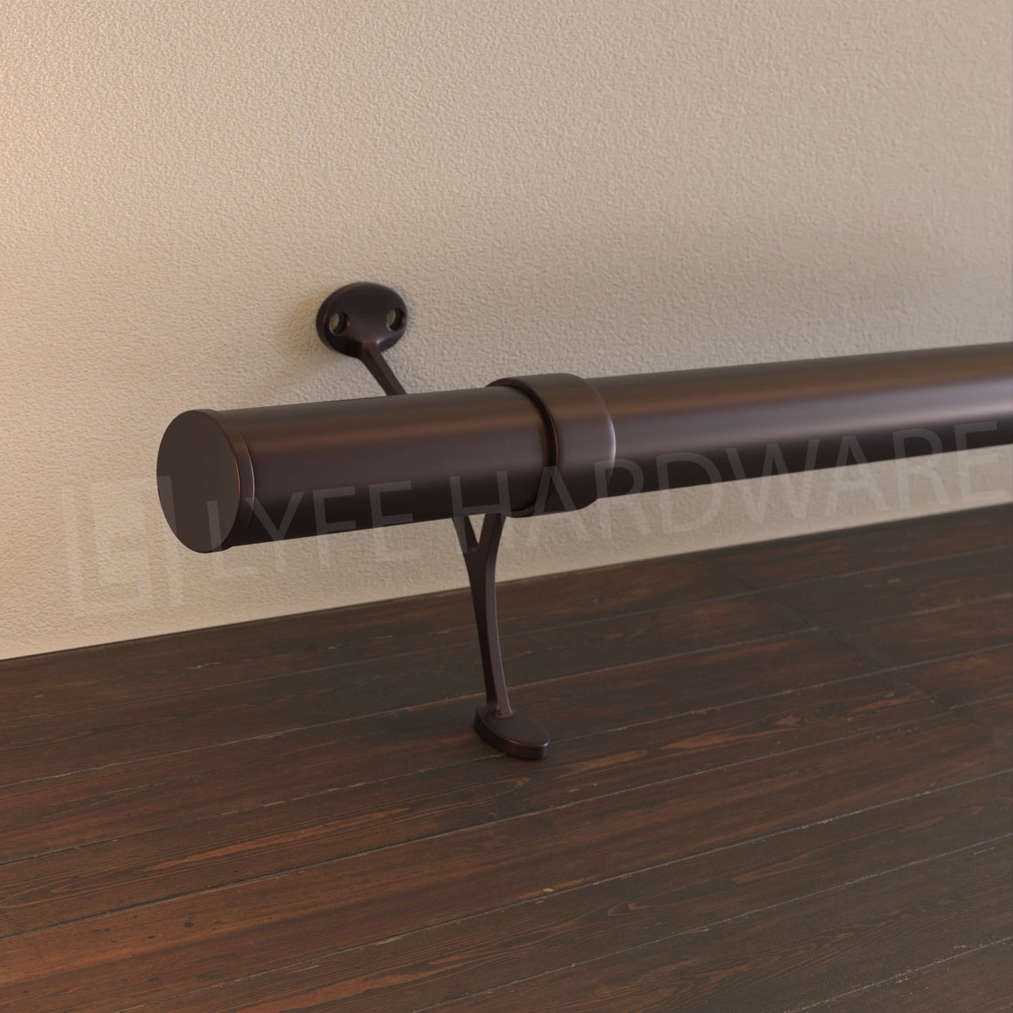 Custom Oil Rubbed Bronze Bar Foot Rail Kit High Quality - Etsy