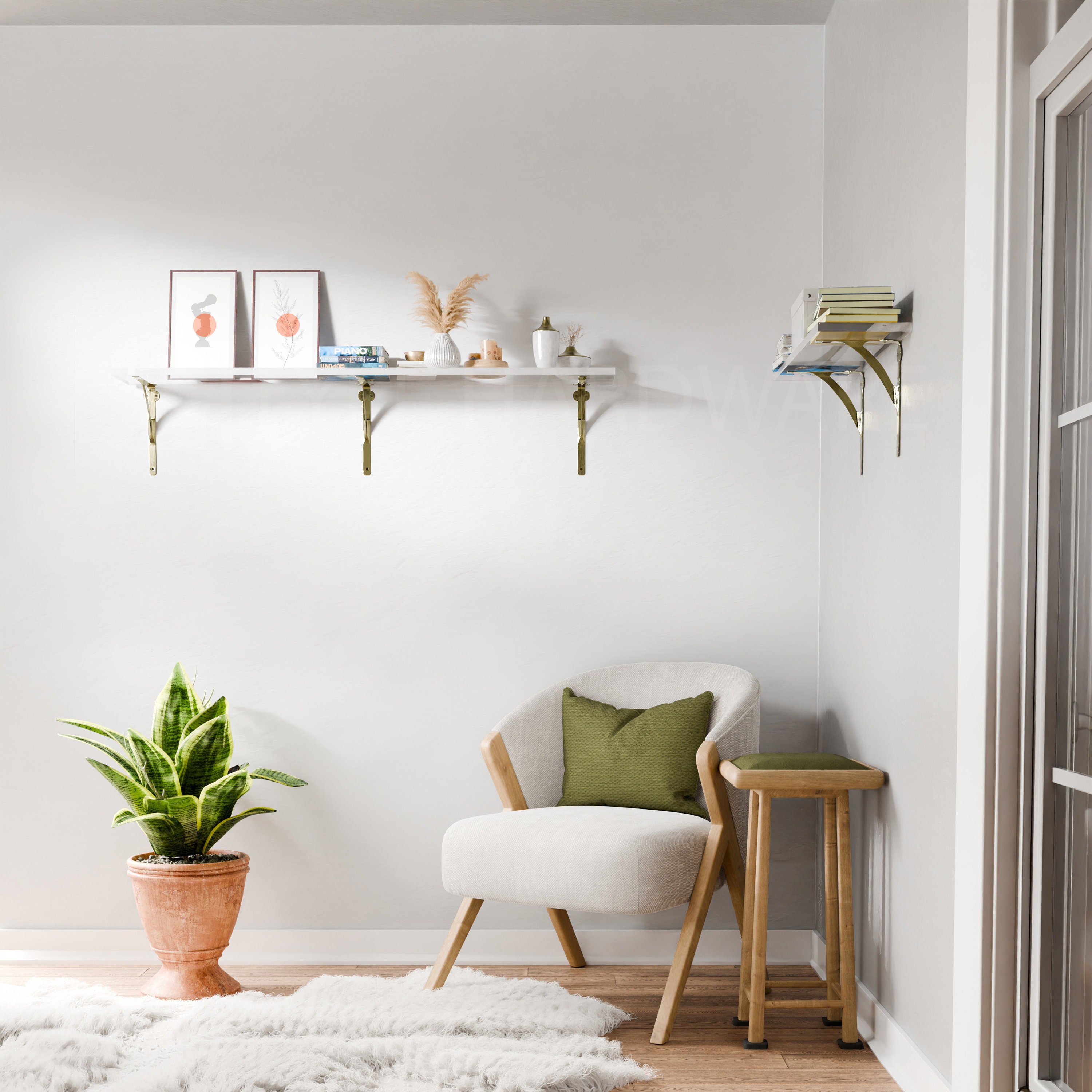 Acrylic Lucite Shelf Rack | Retail Display Shelf | Closet Organizer or ...