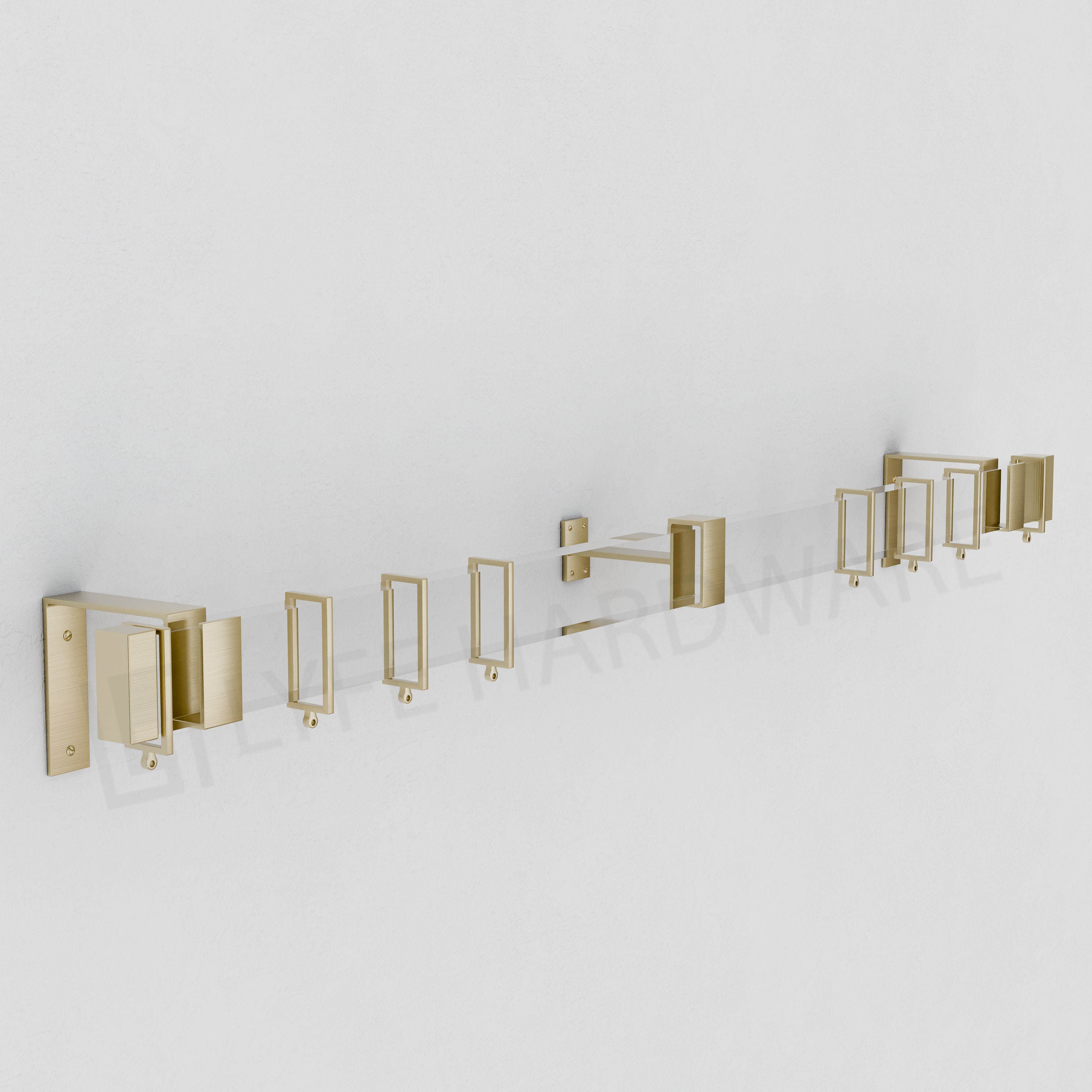 Custom Acrylic Lucite Curtain Rod - Modern Drapery Hardware | Versatile ...