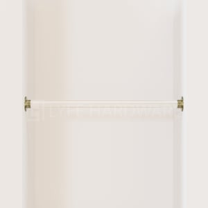 Acrylic Laundry Room Lucite Rod | Shower Curtain | Closet Rod ...
