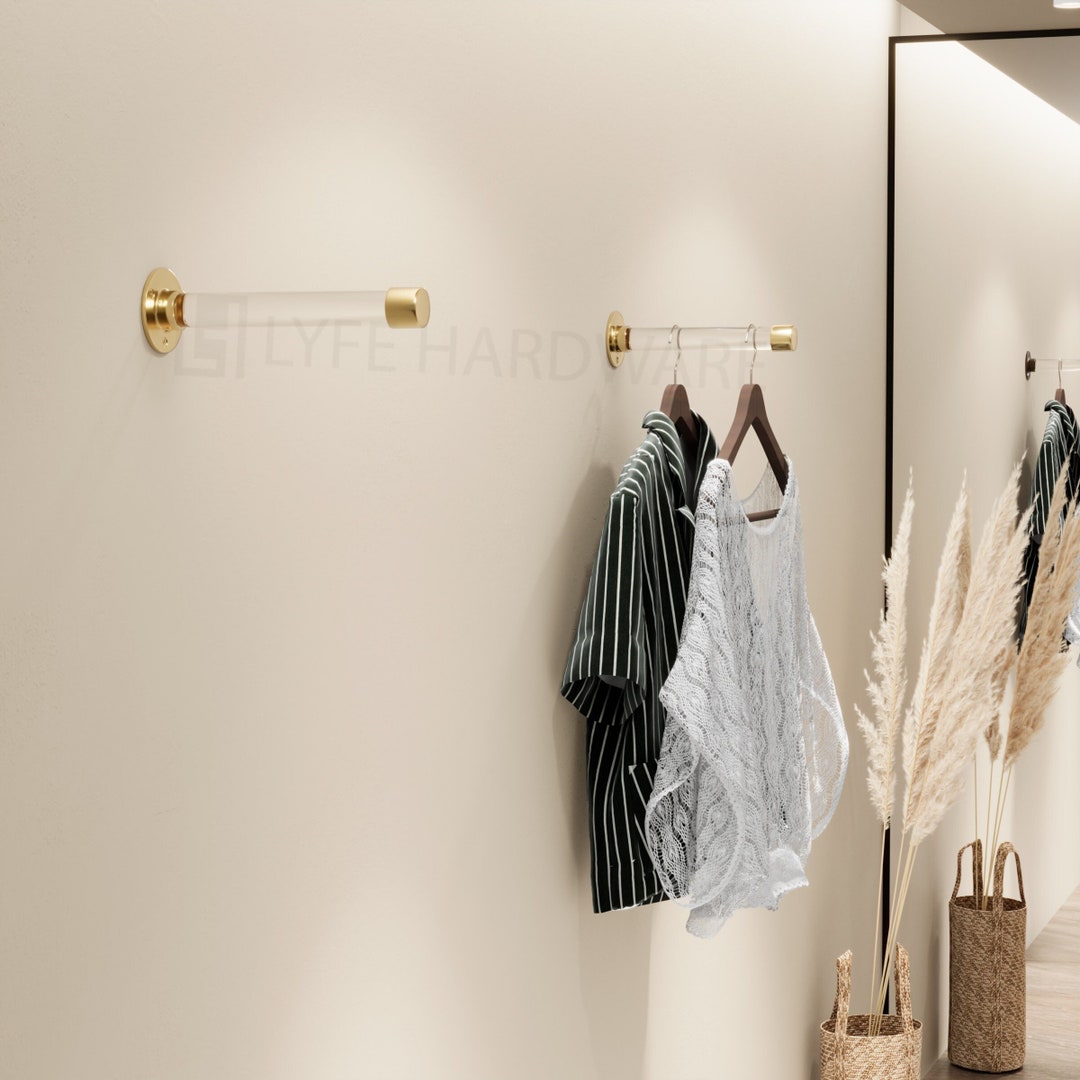 Acrylic Lucite Projection Hook | Valet or Wall Hook | Closet Organizer ...