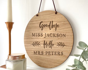 Goodbye Miss Hello Mrs - Etsy
