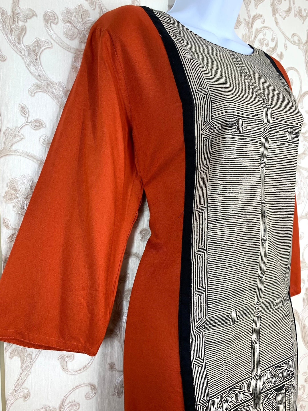 Chest:44. Indian Kurti for Women. Indian Rayon Cotton Mix Top - Etsy