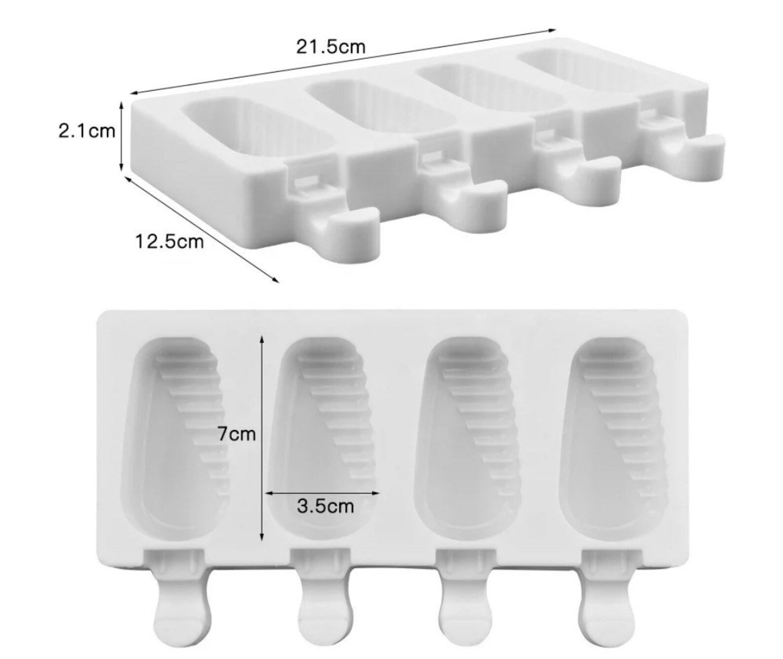 GEOMETRIC MOULD ICE Mold Oval Mould Cakesicle Cupcake Different Shape ...