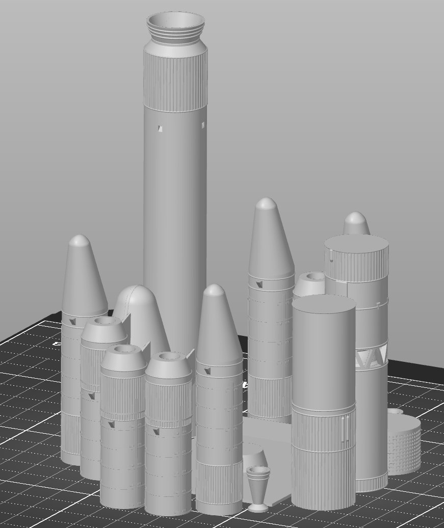 Indian ISRO GSLV MKII Model Rocket Kit 1:144 100 72 Scale 345 497 690 ...