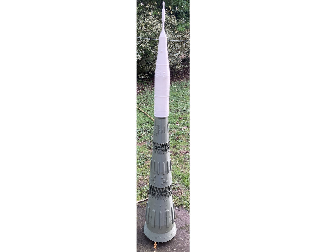 The Mighty Soviet N1 Moon Rocket Kit Model 1460 Mm 1/72 Scale. ALL ...
