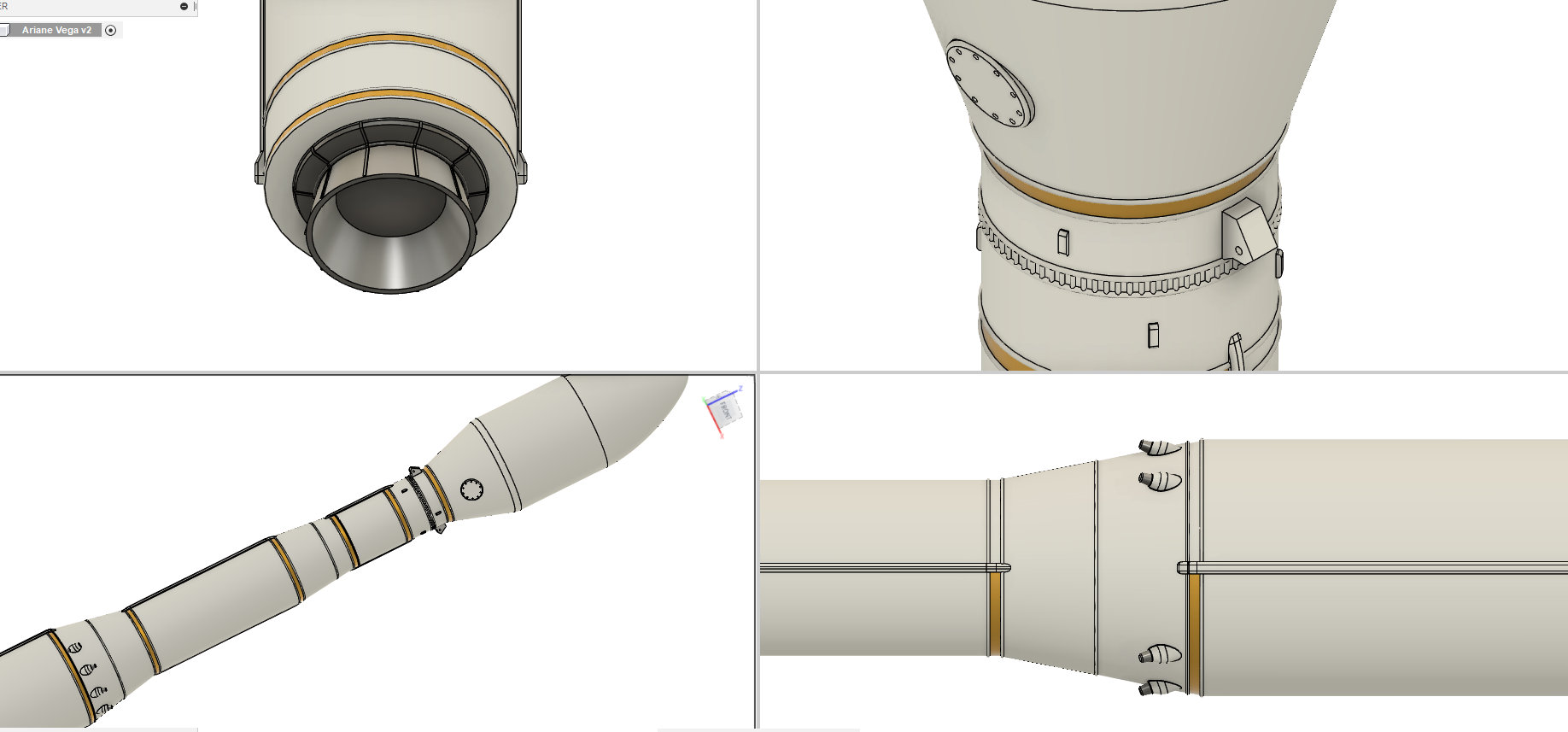 NEW Ariane Space Vega C 1:72 an 144 Scale Model 498/248mm. - Etsy