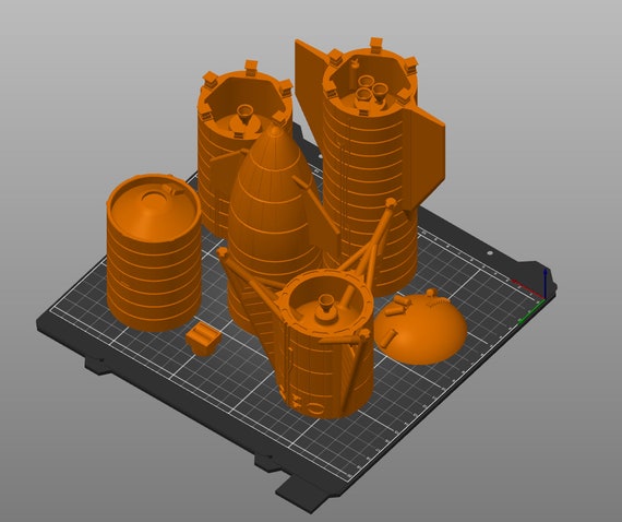 Spacex Starship Prototype Models 1:144scale. Digital STL FILES | Etsy