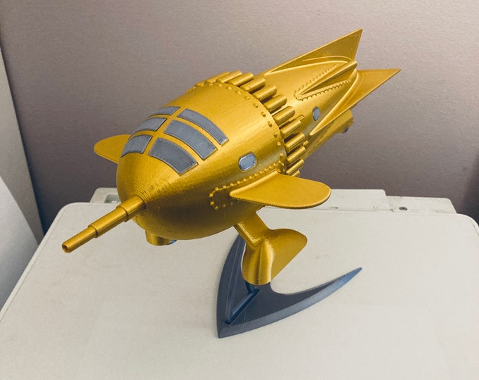 Flash Gordon Zarkov's Rocket Ship Kit Model Super Quality 330mm 13 - Etsy