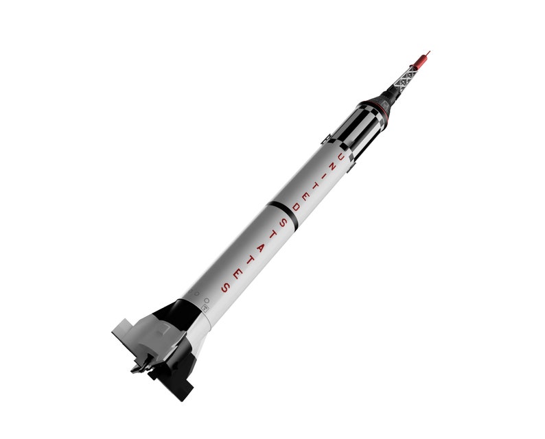 Mercury Redstone Liberty Bell 7 Model Rocket Kit 1/144 100 72 48 Scale ...