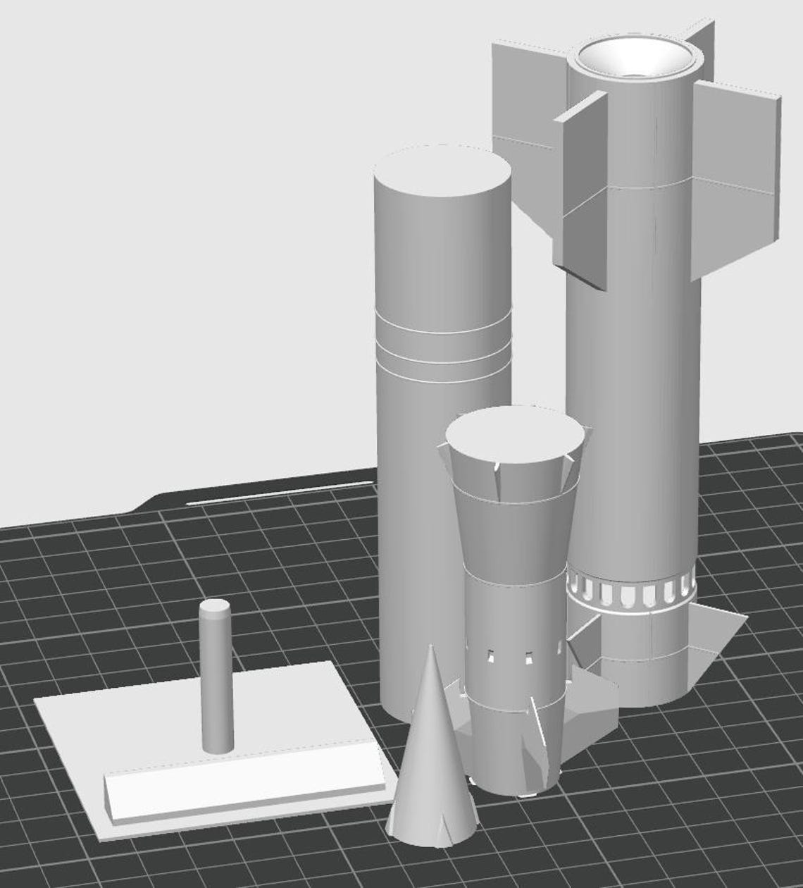 Spartan LM-49 ABM (anti Ballistic Missile) Kit Model ALL White Parts - Etsy