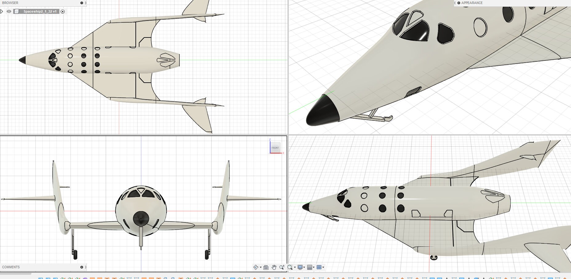 Rare Kit Model Virgin Galactic Spaceship 2 Approx 1:48 Super - Etsy