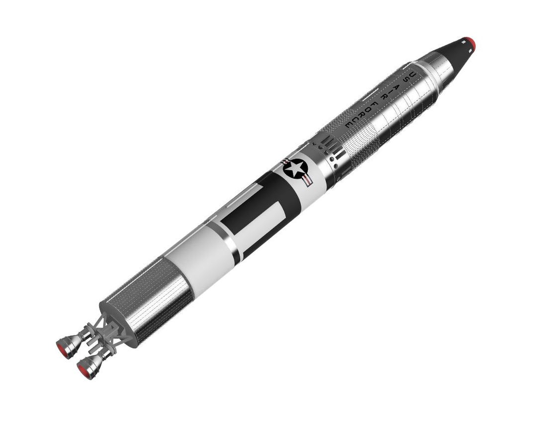 Martin Titan II ICBM Model Rocket Kit 1/144 Scale - Etsy