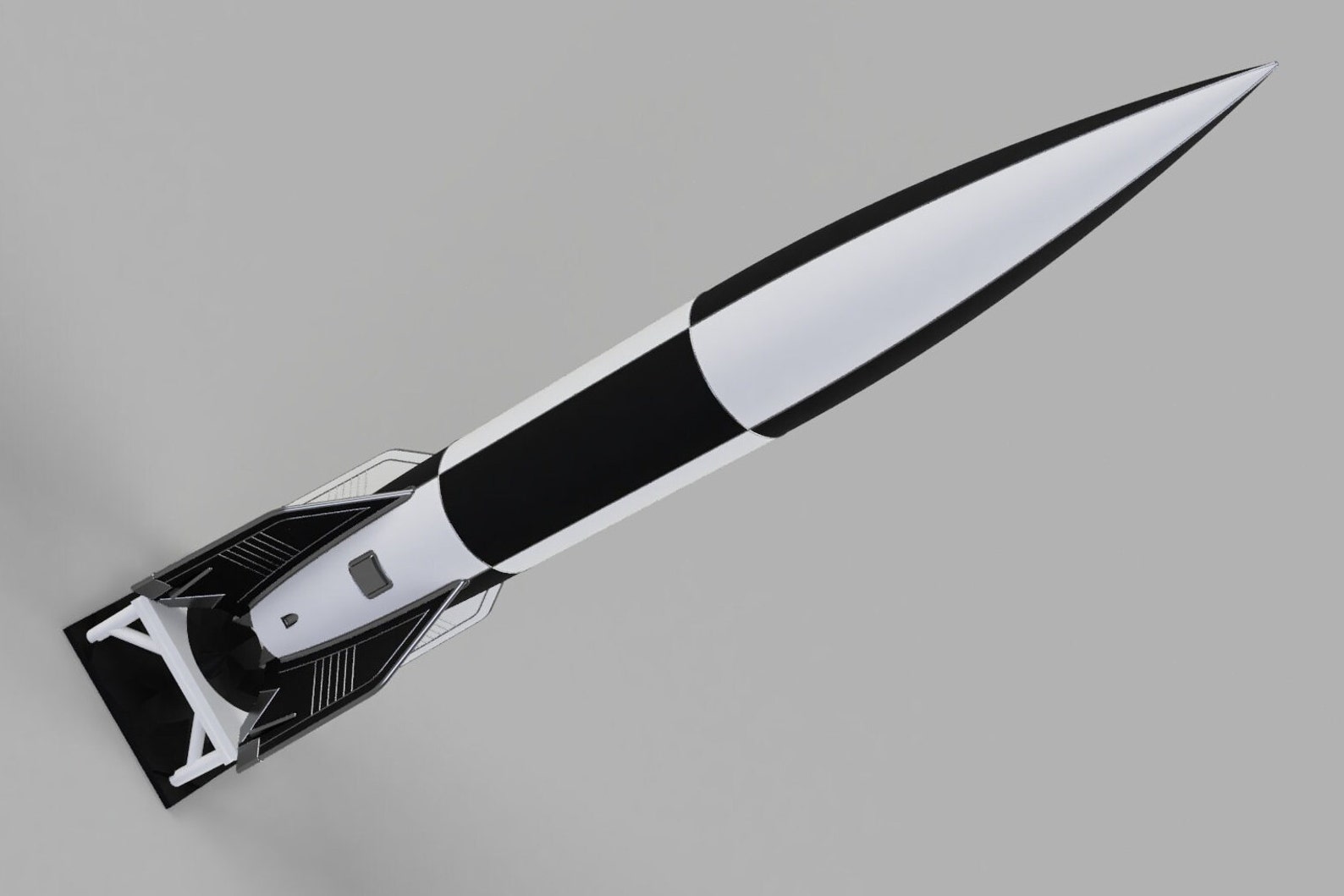 New! V2 A4 German Army Missile Model Rocket Kit and Stand 1:56 48 32 24 ...