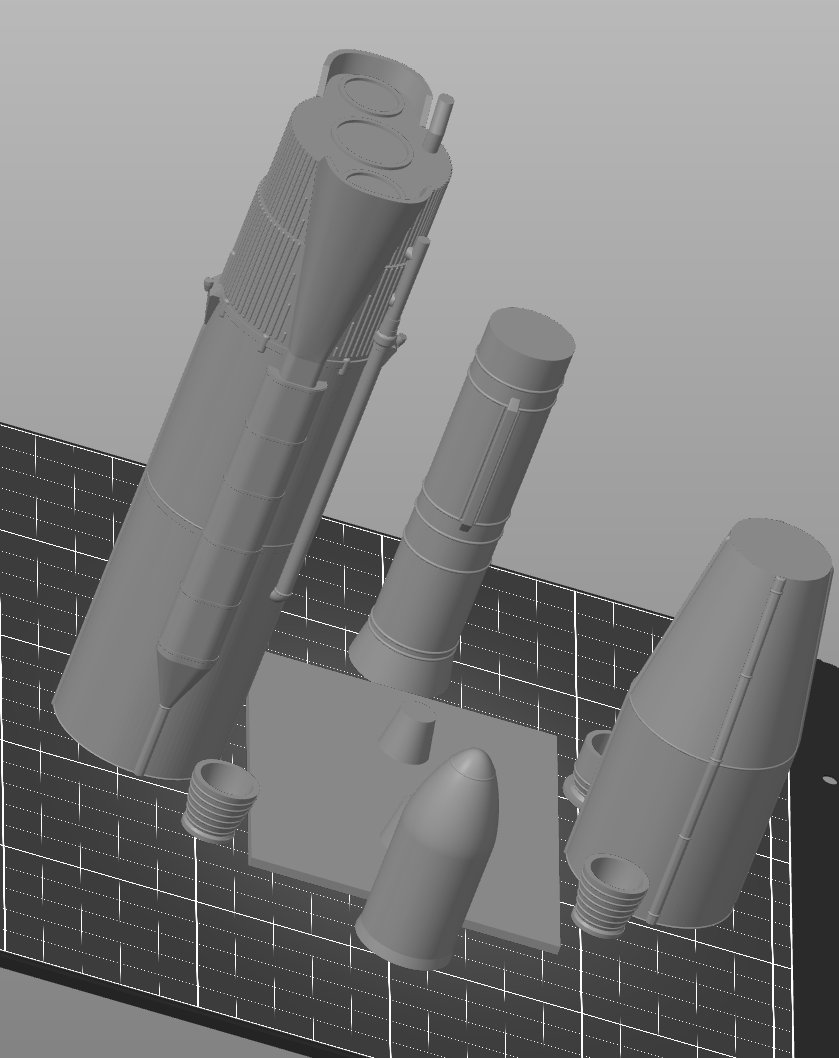 Atlas Agena Model Rocket Kit 1/144 100 72 48 Scale (ALL SILVER) - Etsy