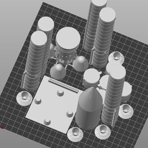 Russian Angara A5 Kit 1:144 100 72 ALL WHITE Scale 444 639 888 Mm - Etsy