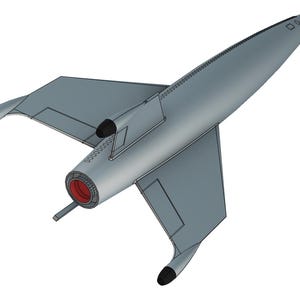 Destination Moon Luna Rocket Ship Kit Model - Super Quality 400mm 16 ...