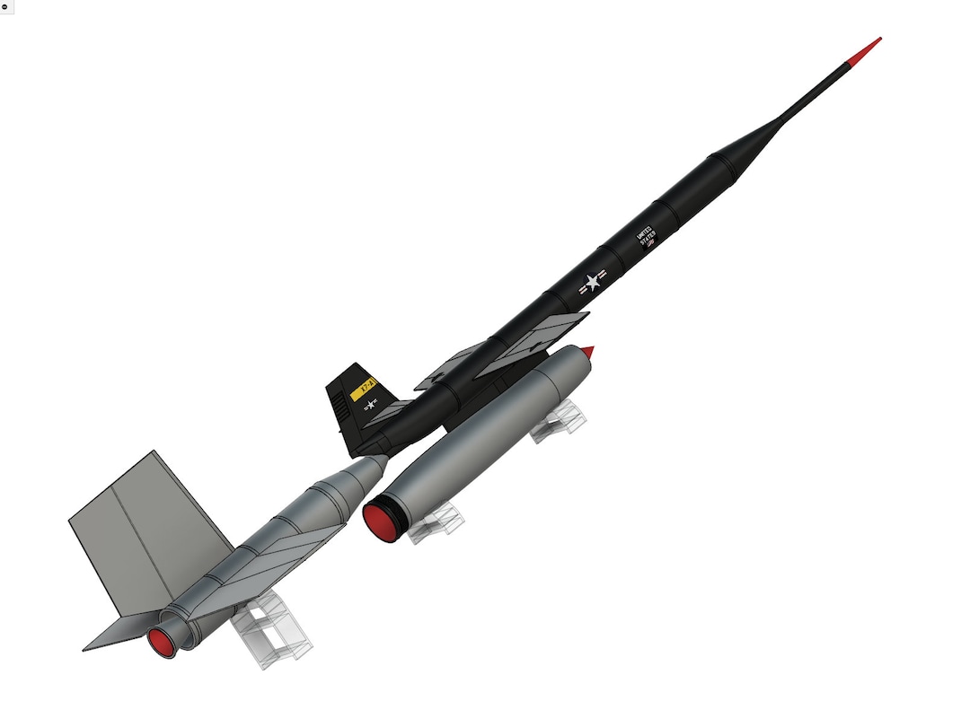 NASA Lockheed X-7 Flying Stove Pipe Scale Kit Model (ALL SILVER) - Etsy