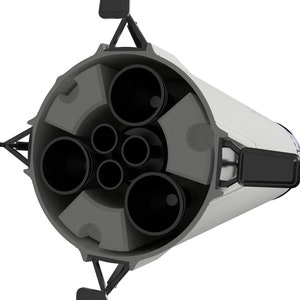 Spacex and Nasa Starship HLS Artemis 3 Lunar Lander Kit Model 1:200 ...