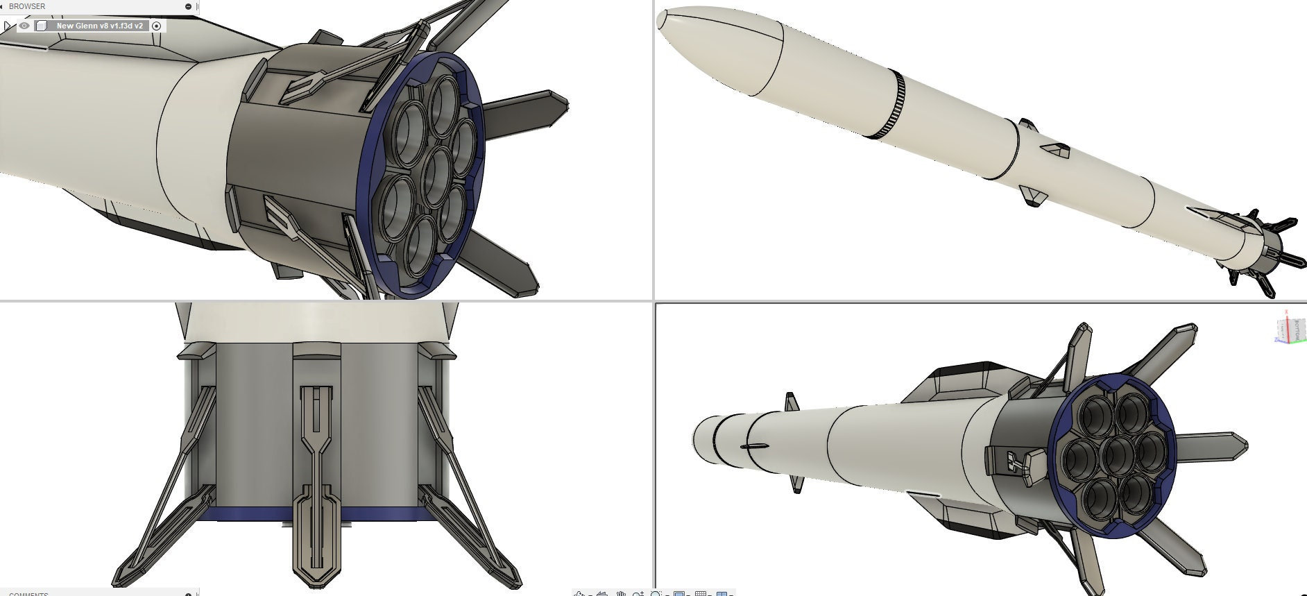 Blue Origin New Glenn NG-2 Super Quality KIT Model. 500mm+ - Etsy