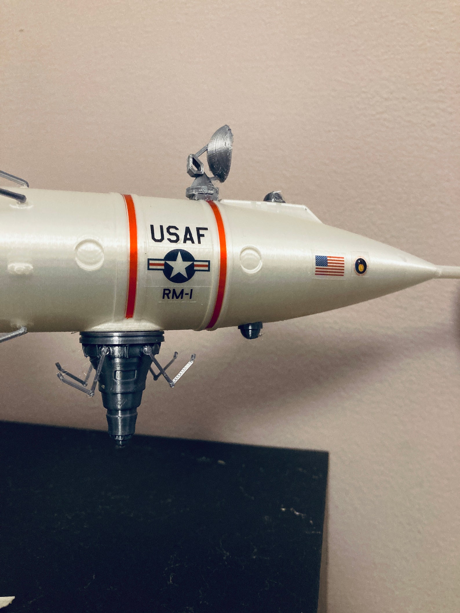 Super Quality NASA Model Von Braun RM-1 Moon Rocket Ship Kit Approx 1: ...