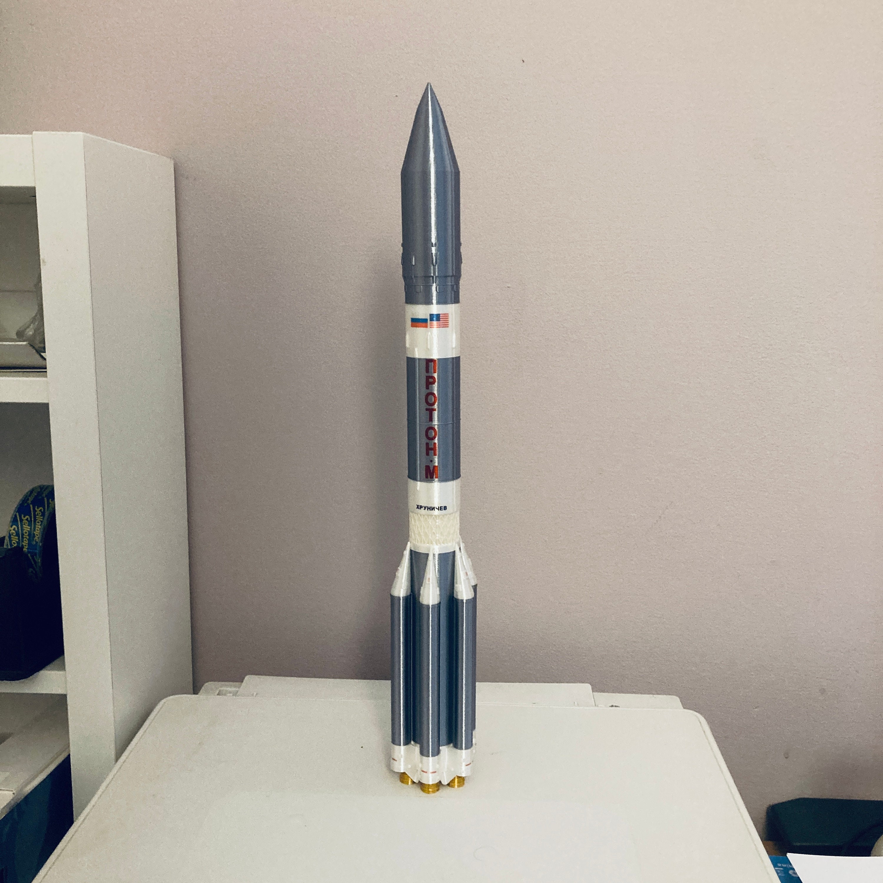 Awesome Russian Proton M Model Rocket 1:144 Scale 400mm - Etsy