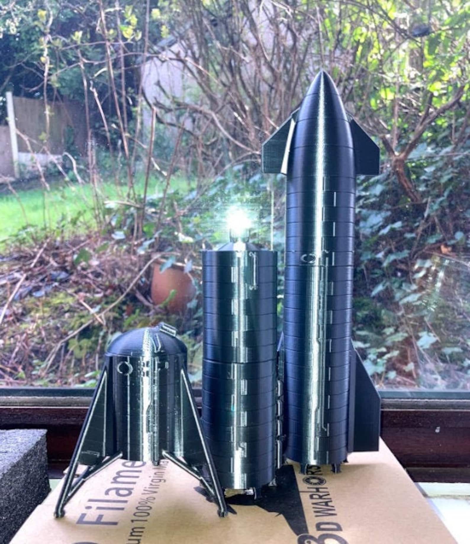 Spacex Starship Prototype Models 1:144scale. Digital STL FILES ONLY - Etsy