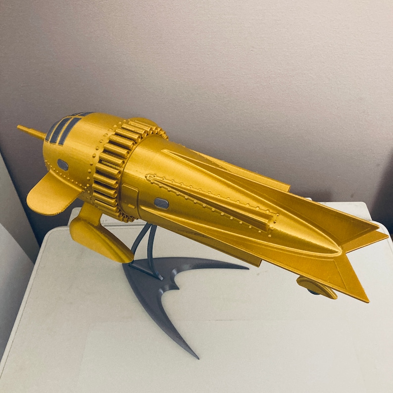 Flash Gordon Zarkov's Rocket Ship Kit Model - Super Quality 330mm 13 ...
