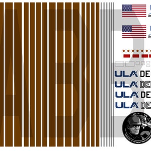 Delta IV Heavy ULA Kit Model Rocket 1/144 100 72 Scale 500 720 1000mm ...