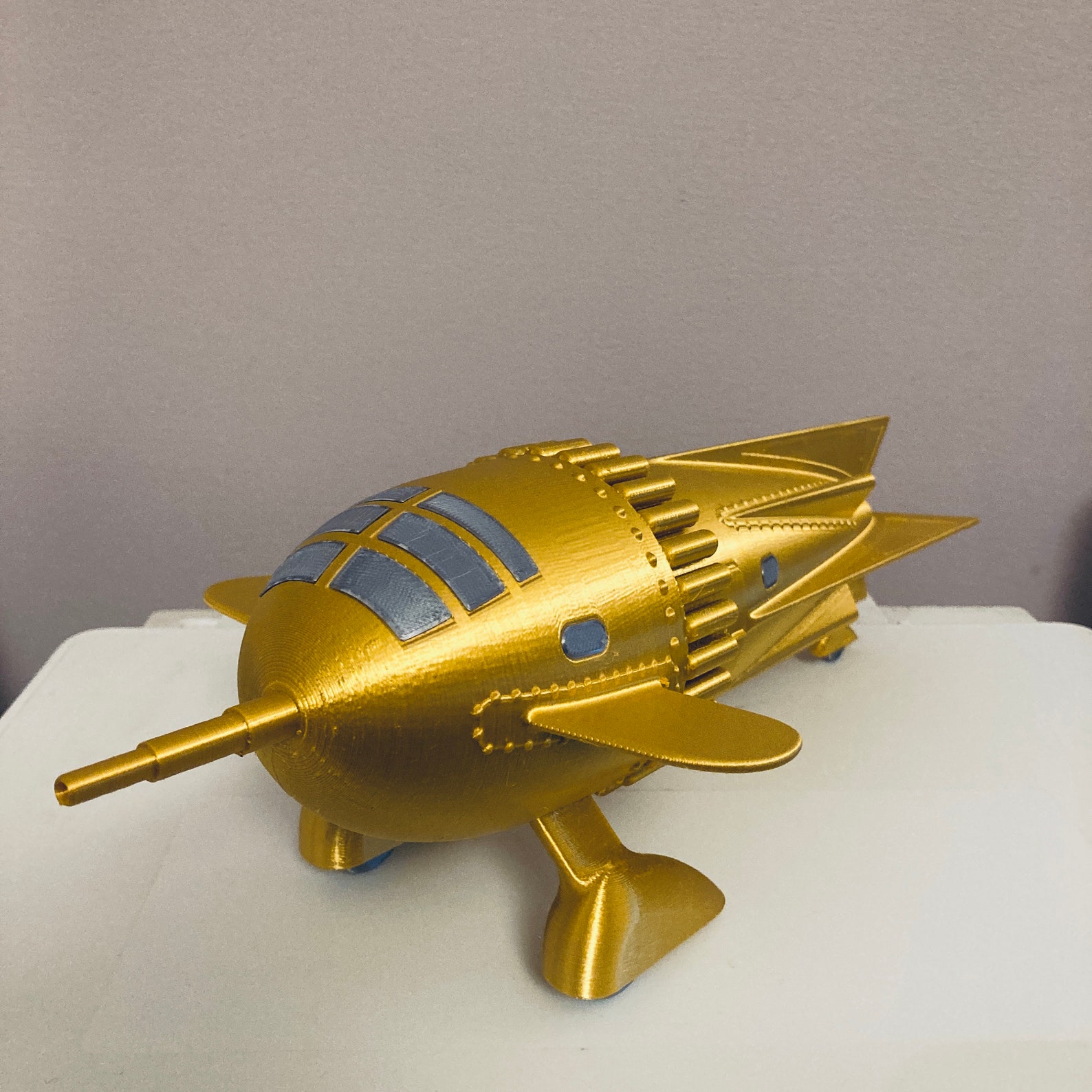 Flash Gordon Zarkov's Rocket Ship Kit Model - Super Quality 330mm 13 ...