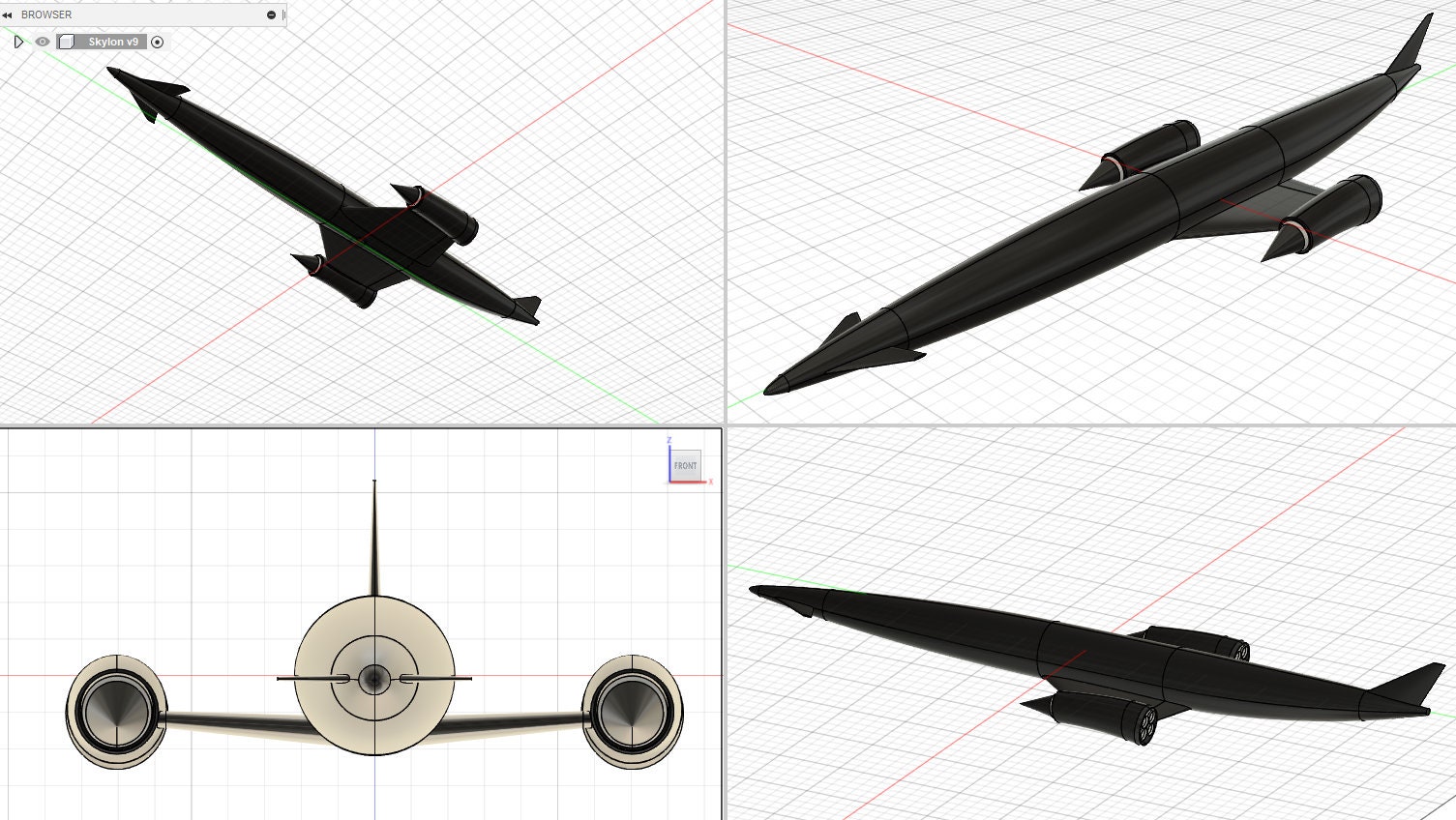 Super Rare Kit Model Reaction Engines Skylon Space Plane 1:144 Scale ...