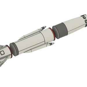 Super Rare V2 A2 (R-2A) Missile Model Rocket Kit and Stand 1:48 Scale ...