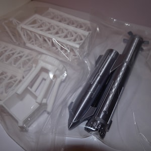 Spacex Mechzilla Starship, Booster With High Detail Launch Tower With ...