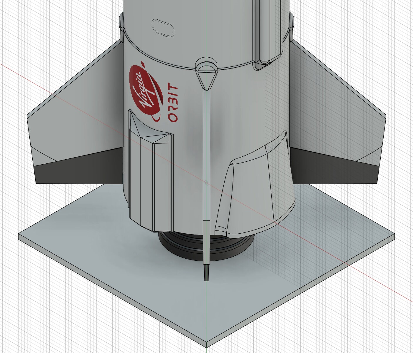 New Virgin Orbit Launcherone Kit Model Rocket and Stand 1:48 - Etsy