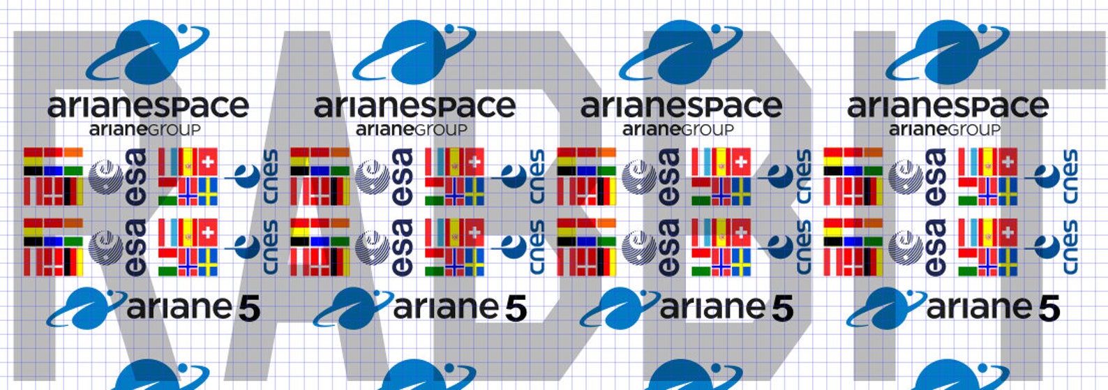 Awesome Quality Ariane 5 All White Kit Model Rocket 1:144 Scale 375mm ...