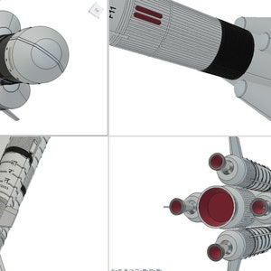 Indian ISRO GSLV MKII Model Rocket Kit 1:144 100 72 Scale 345 497 690 ...