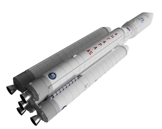 Russian Angara A5 3D Printed Rocket Model in Scale 1/108 and 1/144 - Etsy