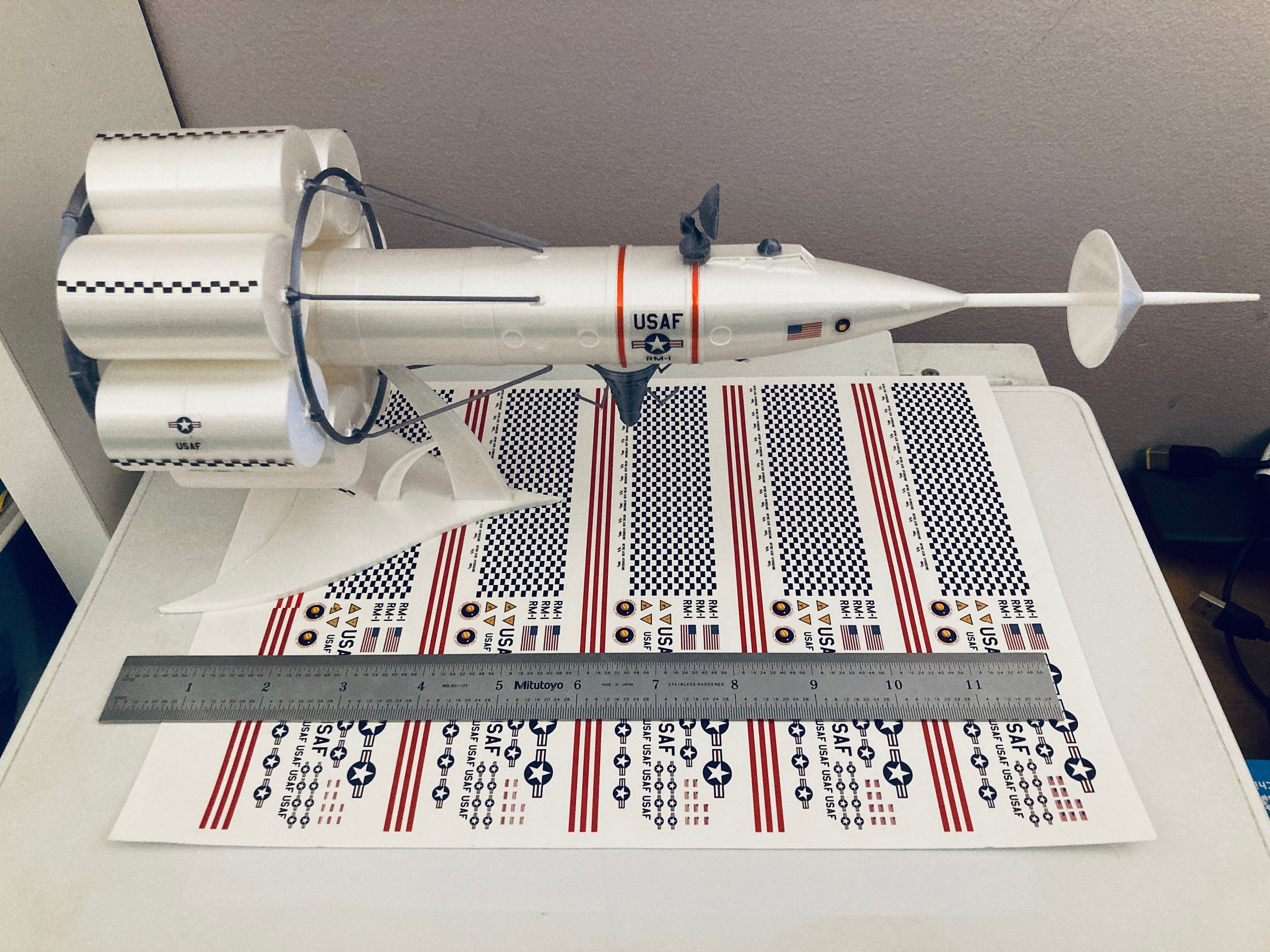 Super Quality NASA Model Von Braun RM-1 Moon Rocket Ship Kit - Etsy