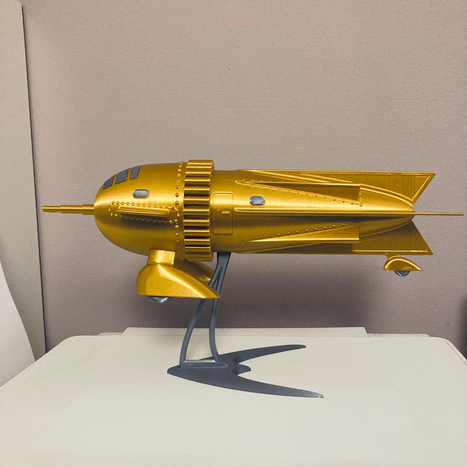 Flash Gordon Zarkov's Rocket Ship Kit Model - Super Quality 330mm 13 ...