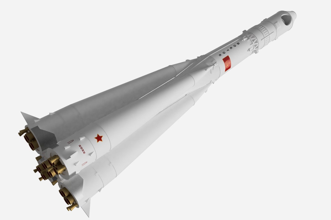 Russian Vostok Model Kit 1:144 100 72 ALL WHITE Scale 265 382 530 Mm - Etsy