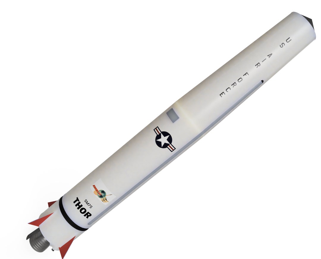 New! USA THOR IRBM Missile Kit Model Rocket and Stand 1:48 72 100 144 ...