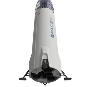 Spacex and Nasa Starship HLS Artemis 3 Lunar Lander Kit Model 1:200 ...