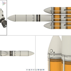 Delta IV Heavy Rocket Kit Model: 1/144 Scale, ULA Decals - Etsy