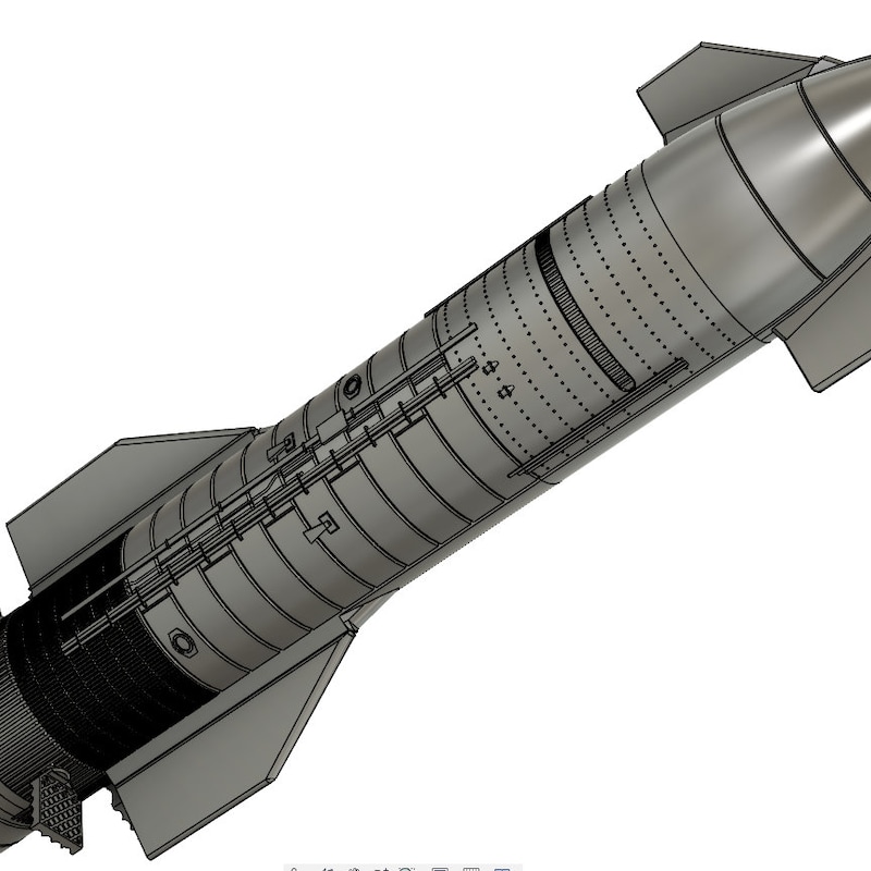 Spacex Starship Model - Etsy